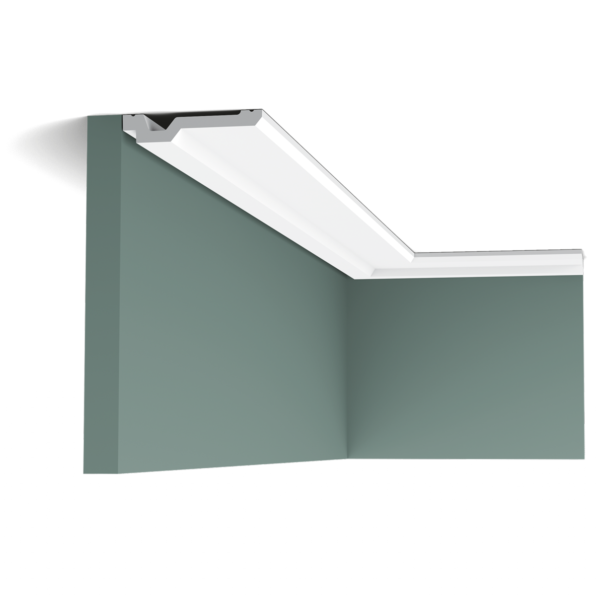 Paquete de 4 metros Cornisa plana simple C356- ORAC DECOR | Leroy Merlin