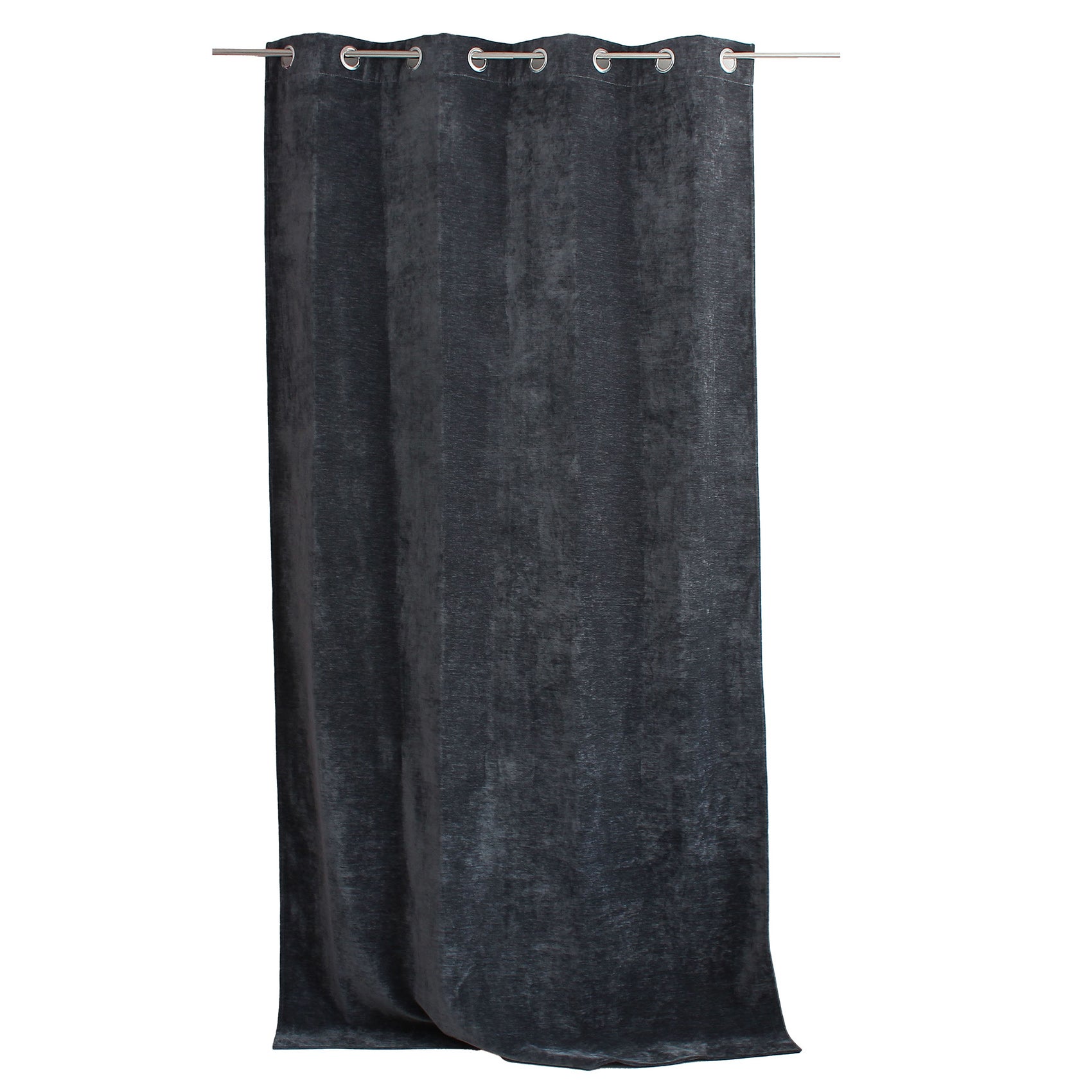 Rideau thermique en velours doublé polaire - Gris Foncé - 140x260 cm ...