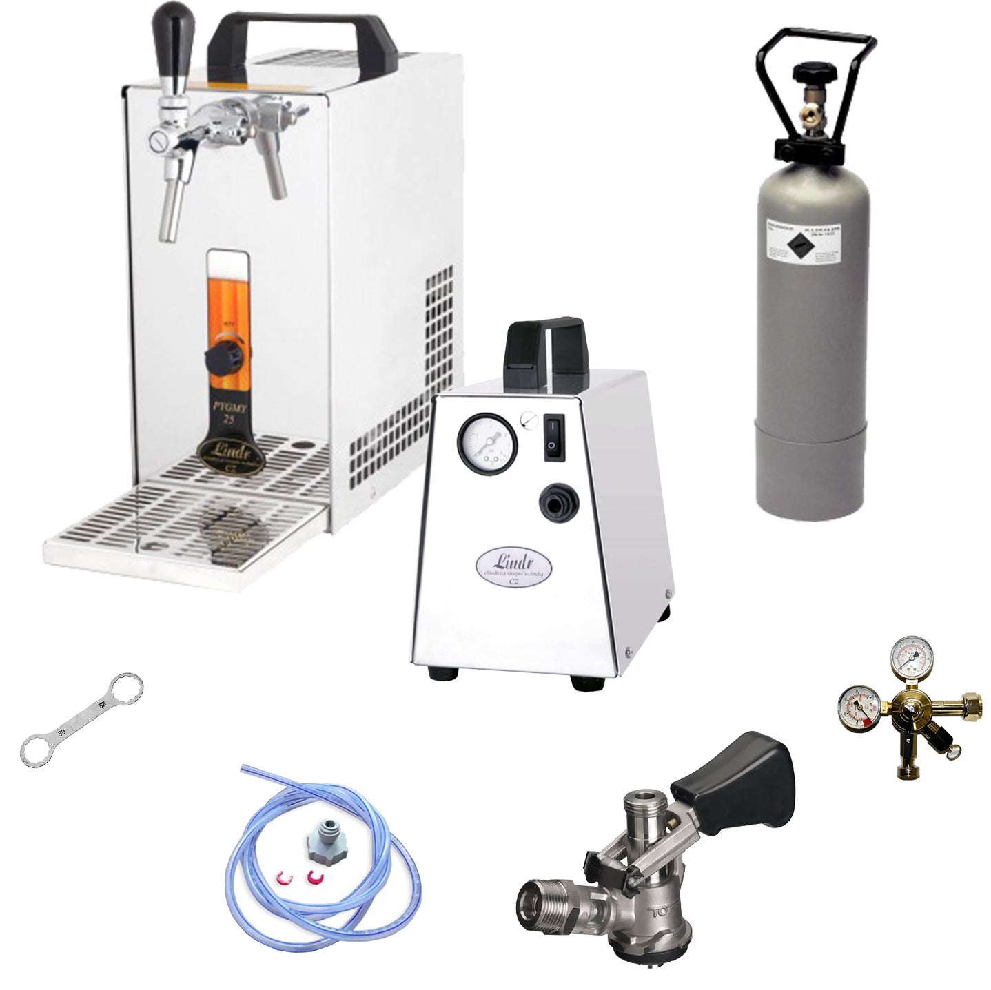 Ensemble complet - Tireuse a biere - PYGMY 25 machine a biere, pompe a ...