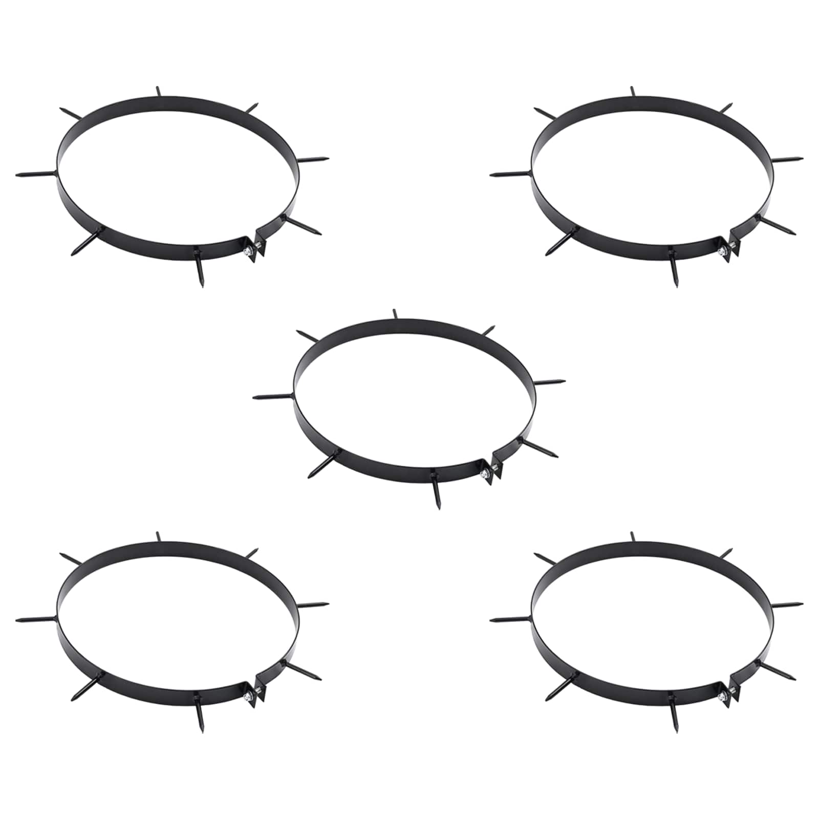 Abrazadera de Aerador de Césped con Picos 5 pcs Ø 320 mm Acero | Leroy ...