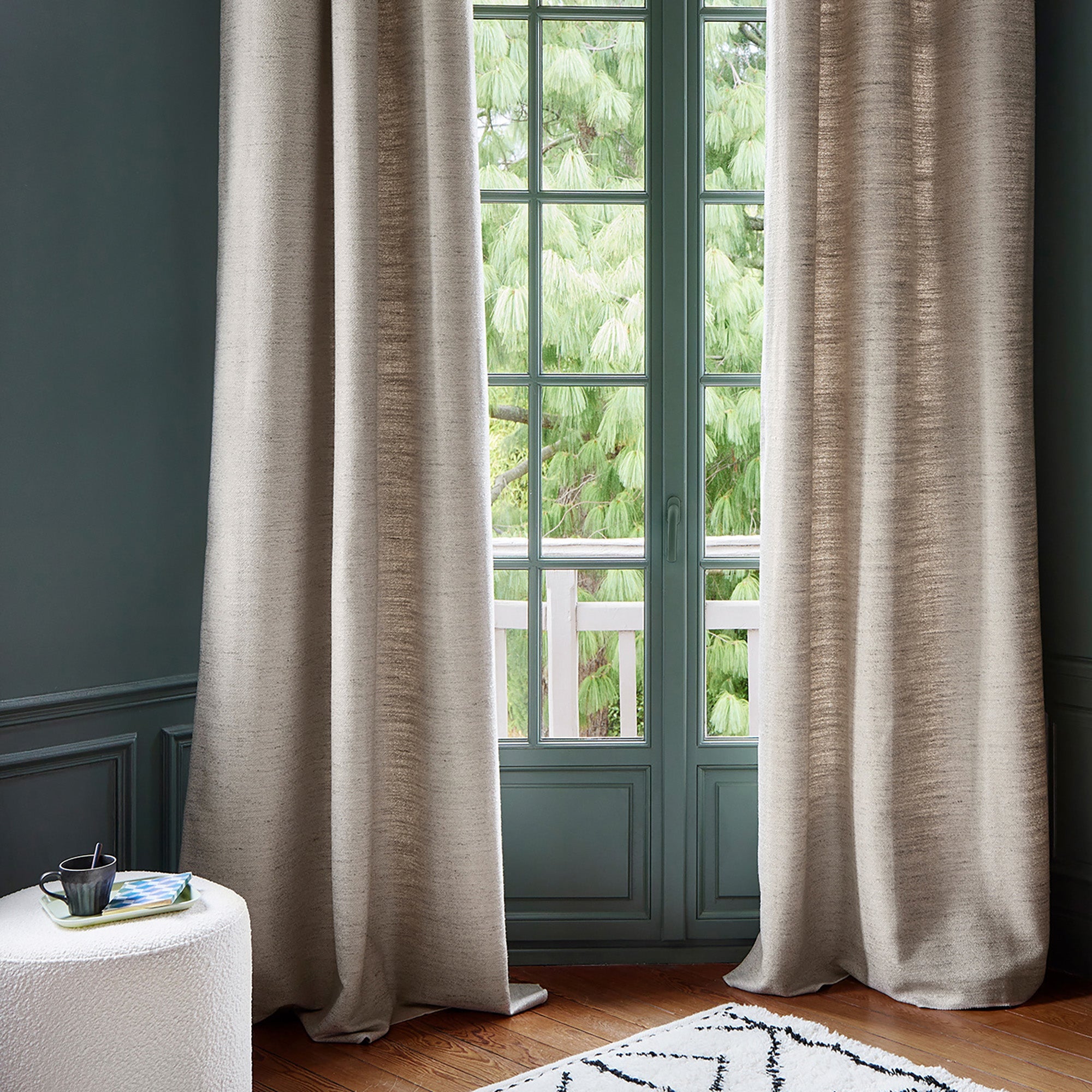 MADURA - Rideau Orsso Tamisant en Jacquard texturé 647gr/m2 Ecru ...