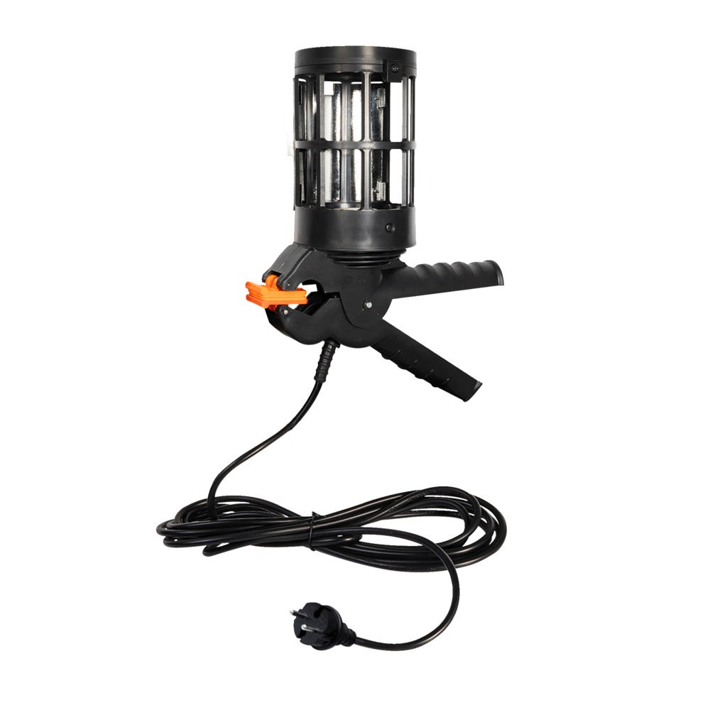 Baladeuse filaire à pince noire E27 livrée sans ampoule 15W max, câble ...