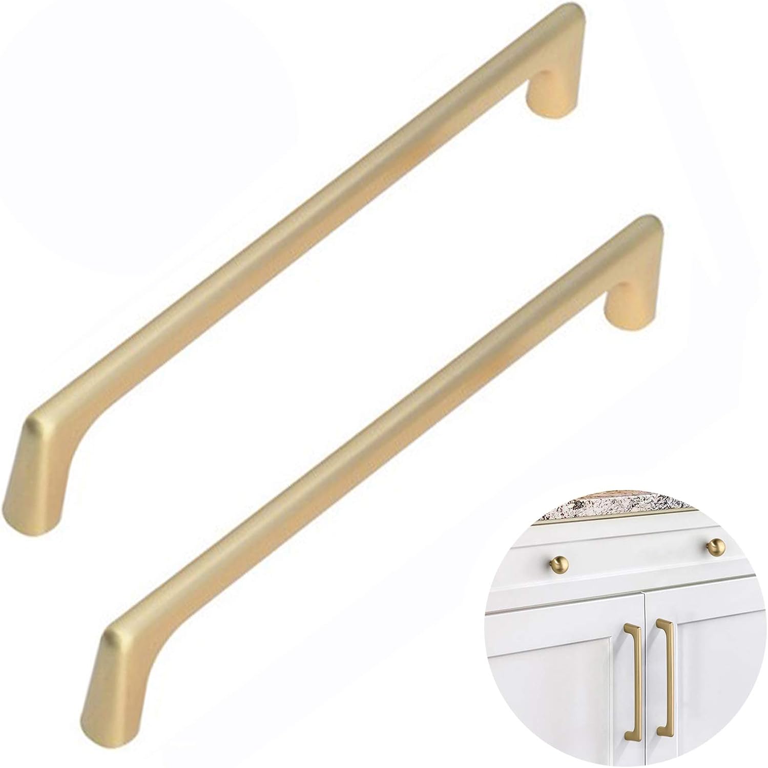 2 Pièces Poignées de Porte de Tiroir de Cuisine, Poignee de Porte ...