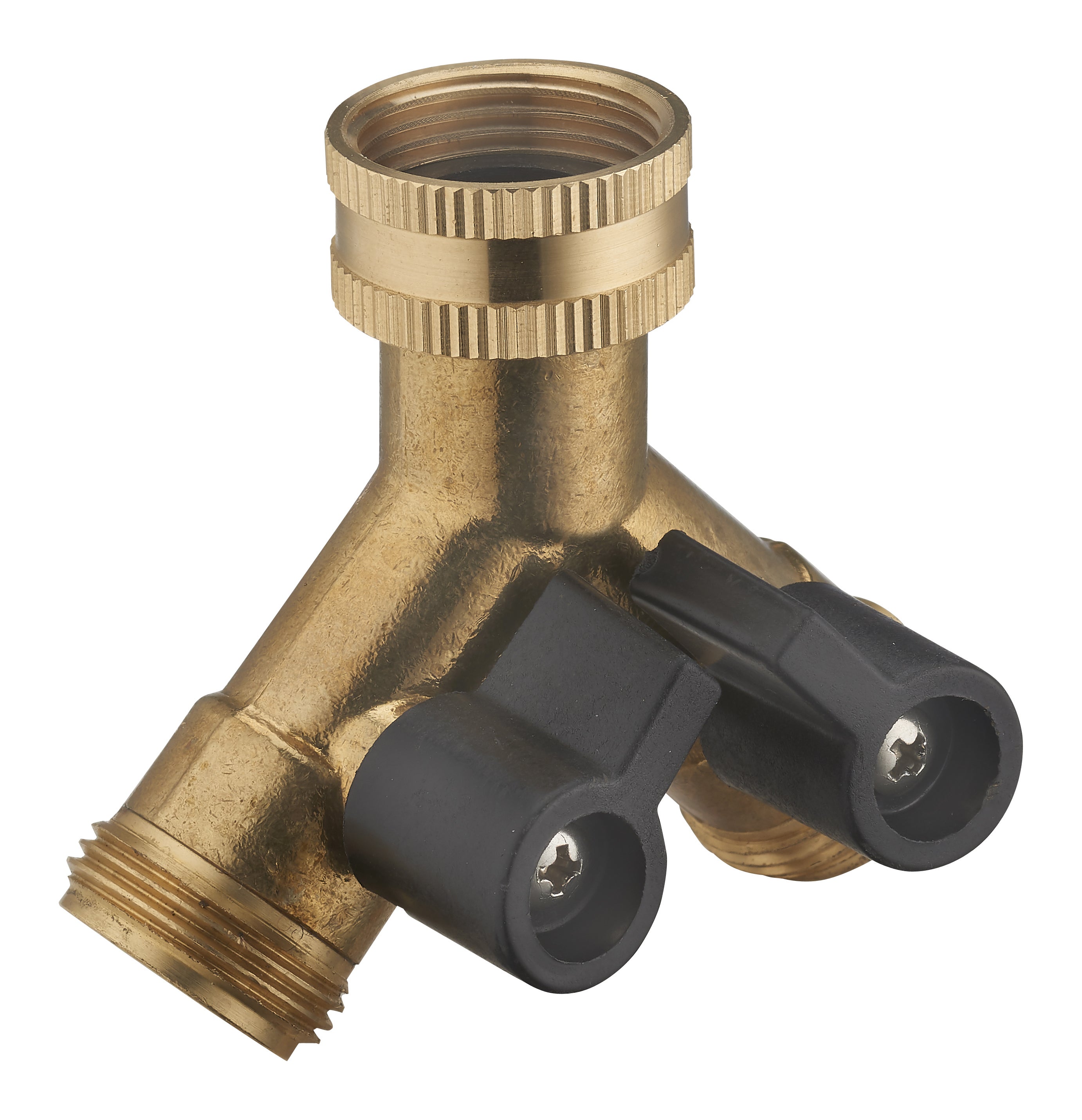 Raccord Nez de Robinet d'Arrosage Automatique en Laiton Double Sortie ...