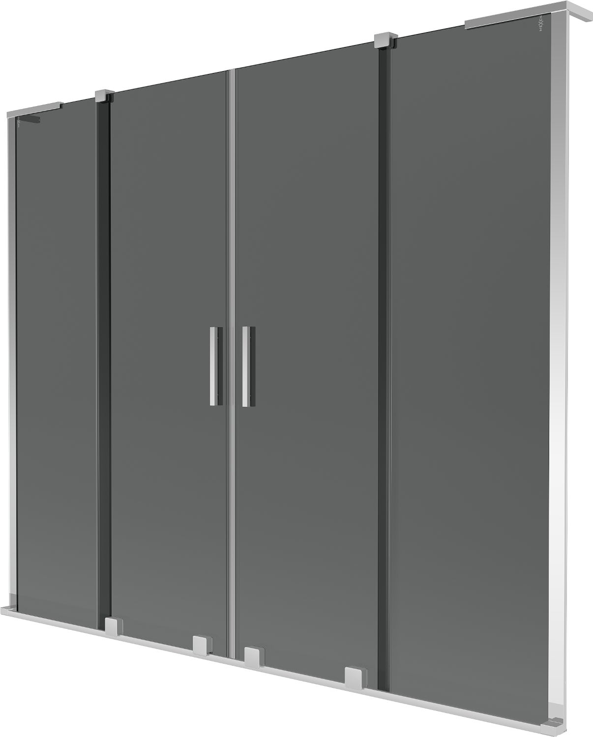 Mexen Velar L Duo pare-douche 2 battants coulissants 180 x 150 cm ...