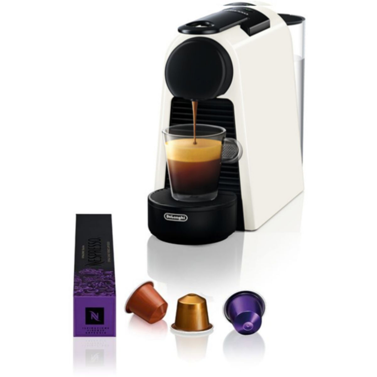 Nespresso DELONGHI Essenza mini blanc EN85.W | Leroy Merlin