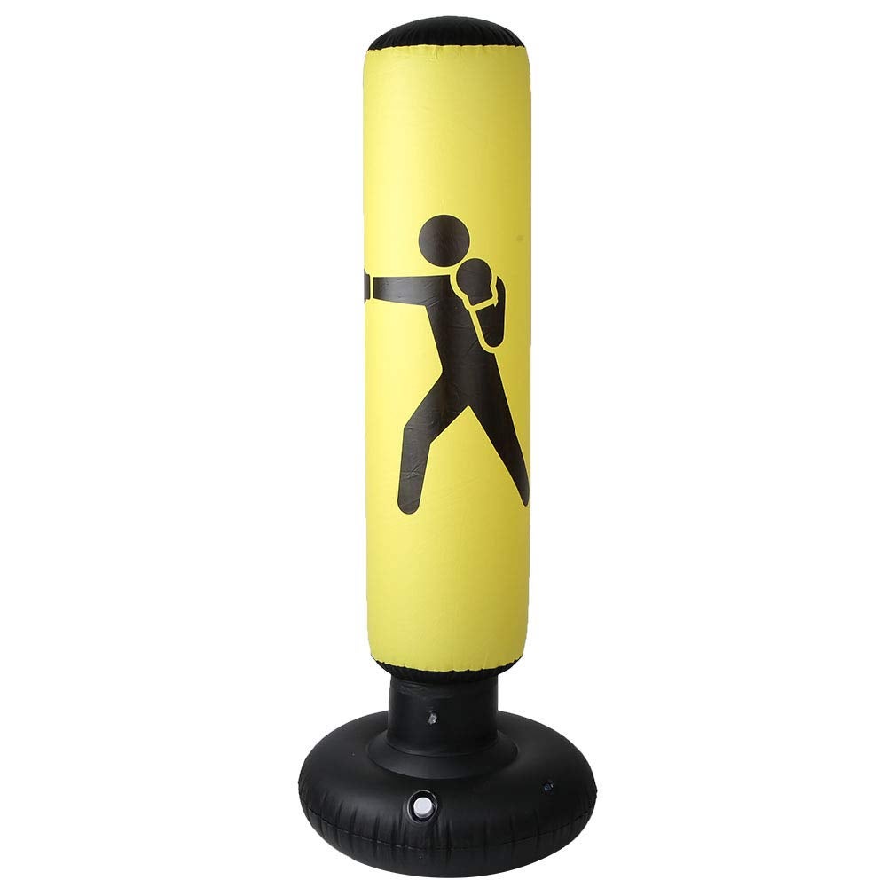 Saco de boxeo de 63 pulgadas, saco de boxeo inflable de PVC, saco de ...