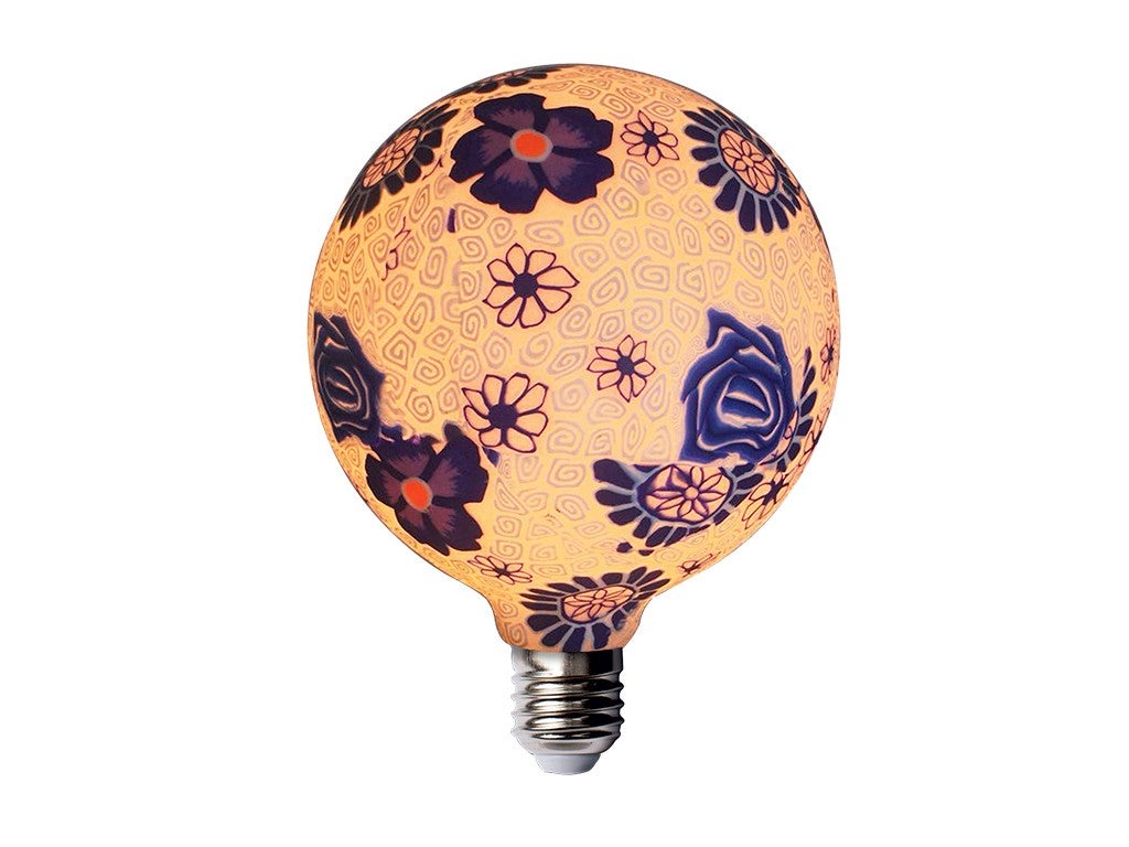 LAMPE LED SILICONE BLEUE ET BLANCHE DÉCORATIVE E27 4W 230V 3000K ...