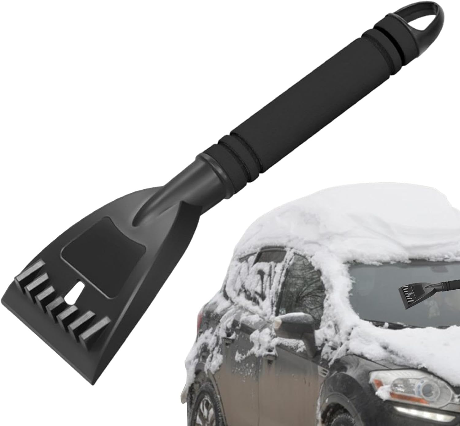 Essuie-glace de voiture de 12,6 pouces - Poignée ergonomique en mousse ...