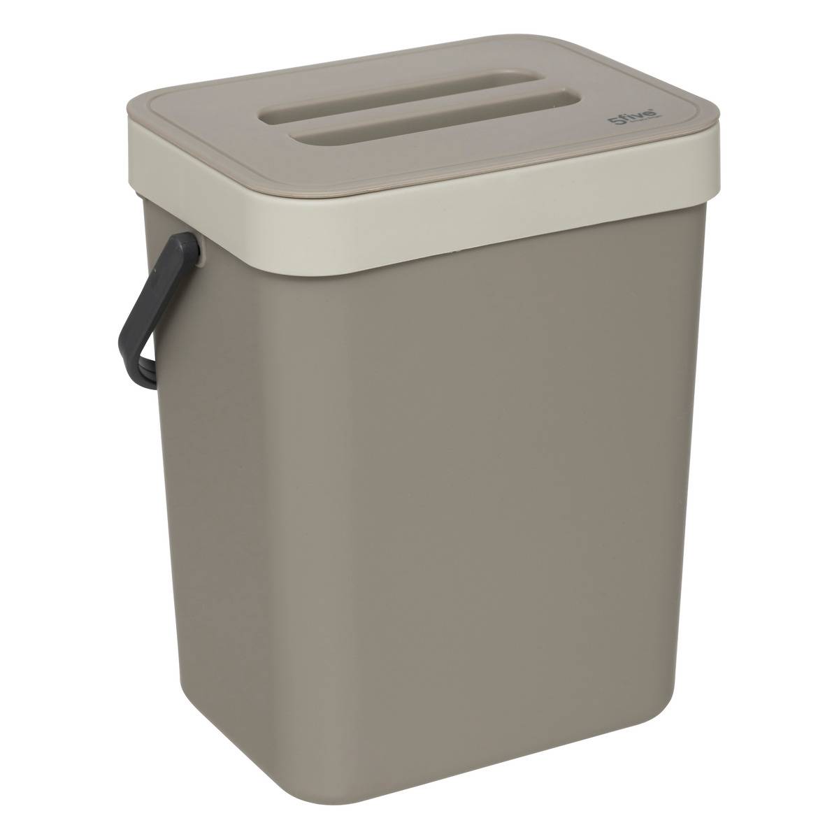 5five - bidone per il compost in plastica grigio 5l | Leroy Merlin