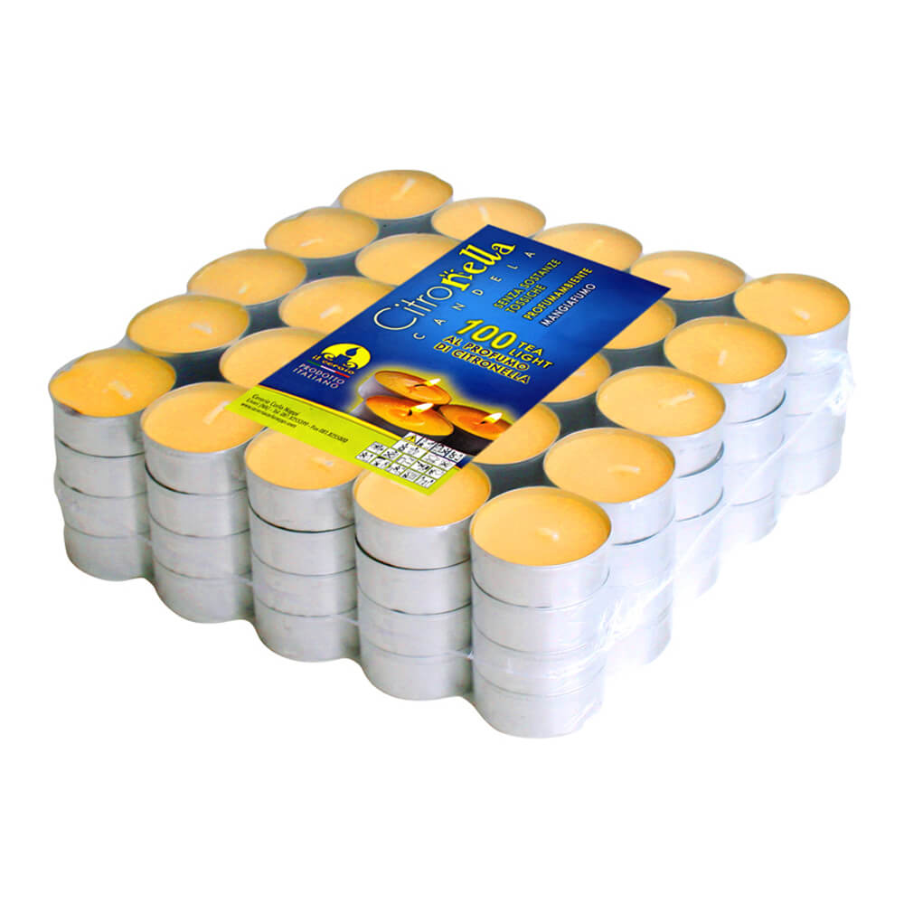 Lapillo TL100CT Candela Citronella Tealight 100 Pezzi | Leroy Merlin