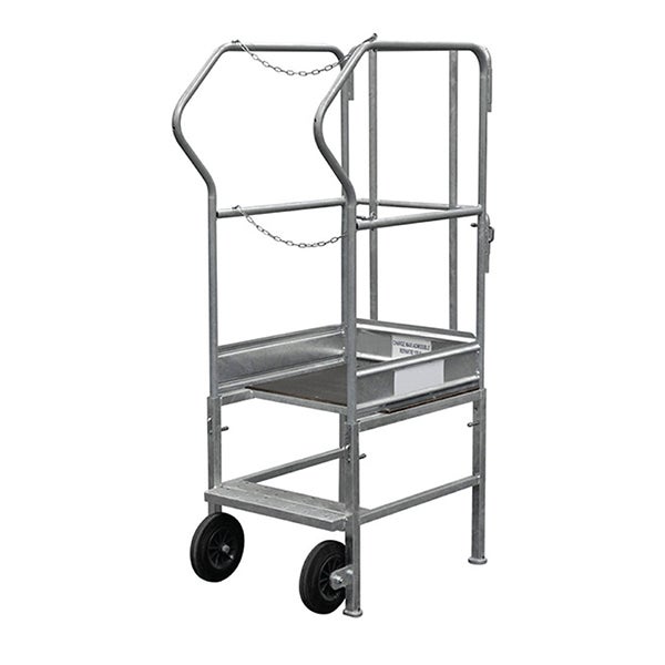 Escabeau PIRL 2 marches - Hauteur max de travail 2.55 m - 18.011 ...