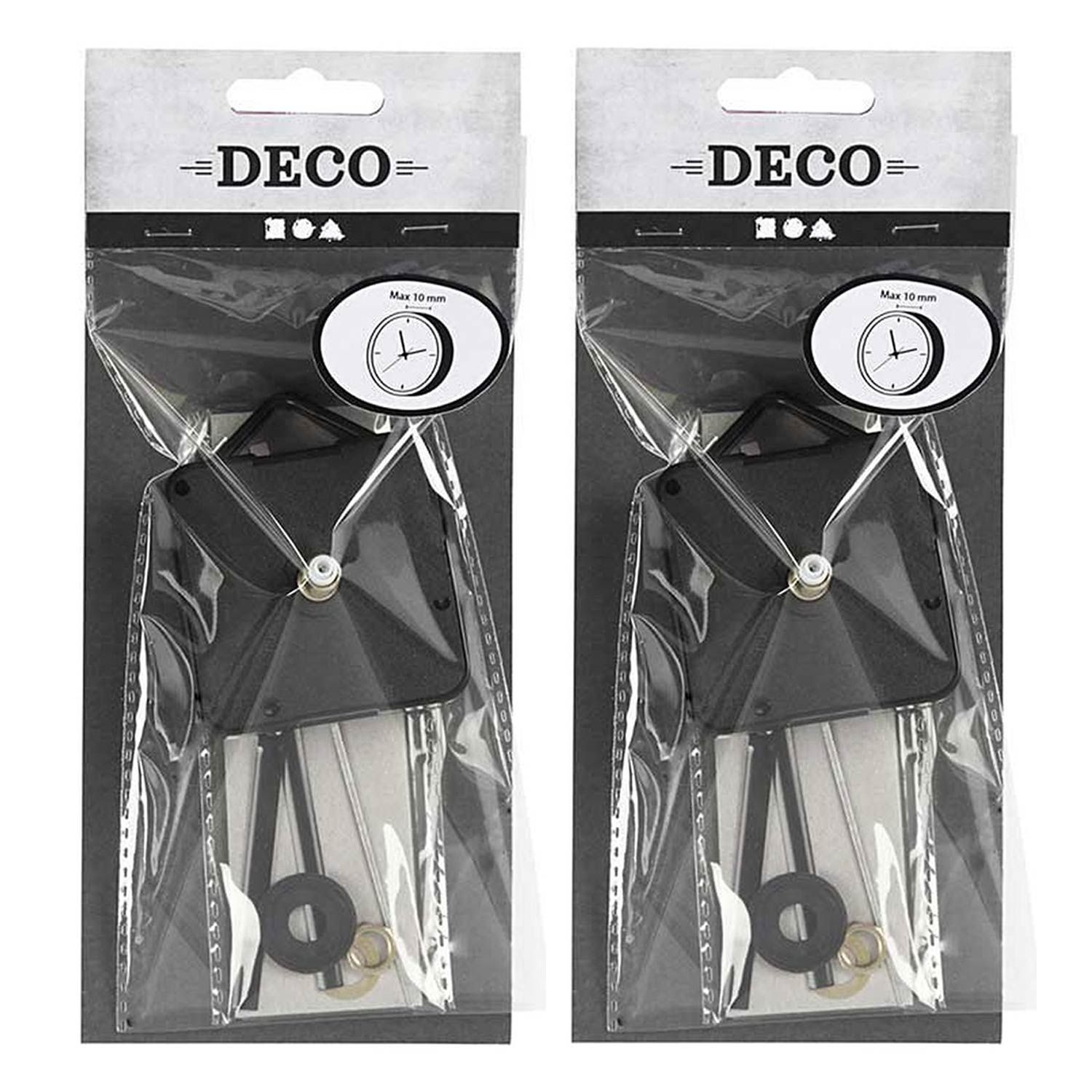 2 mecanismos de reloj con manecillas máx 10 mm | Leroy Merlin