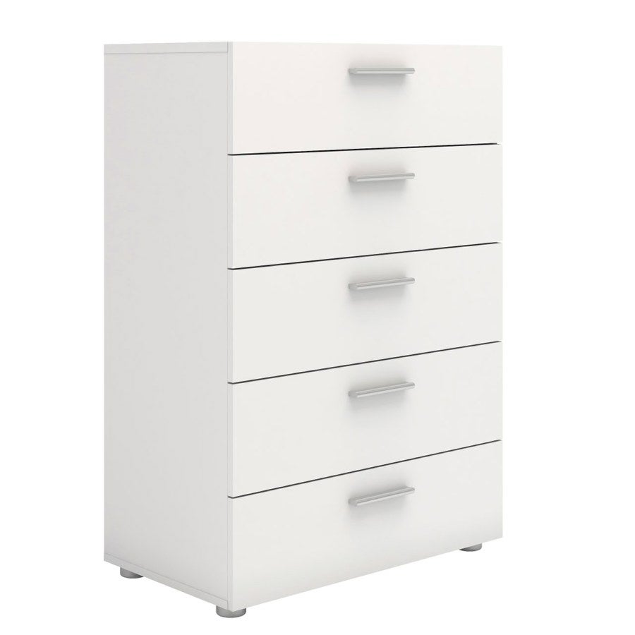 Petra Commode 5 tiroirs blancs. | Leroy Merlin