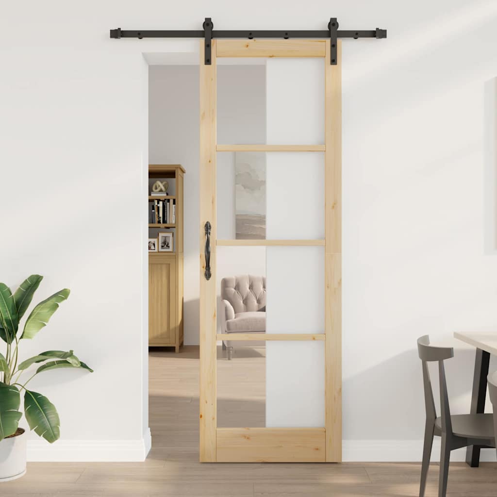 Porte coulissante ORKDAL Naturel 78 x 232 cm | Leroy Merlin