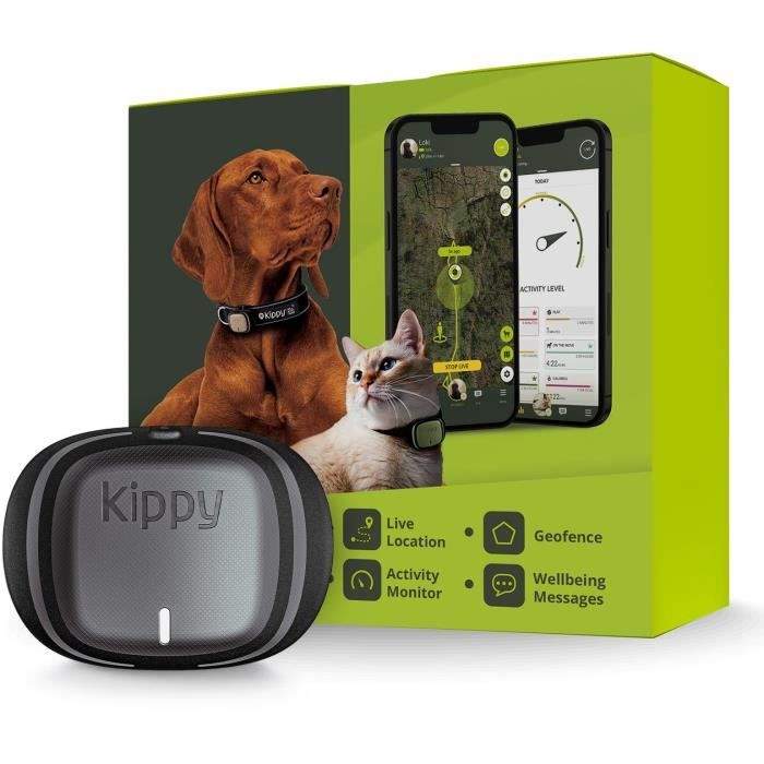 Traceur GPS - KIPPY - EVO - Grey Stone | Leroy Merlin