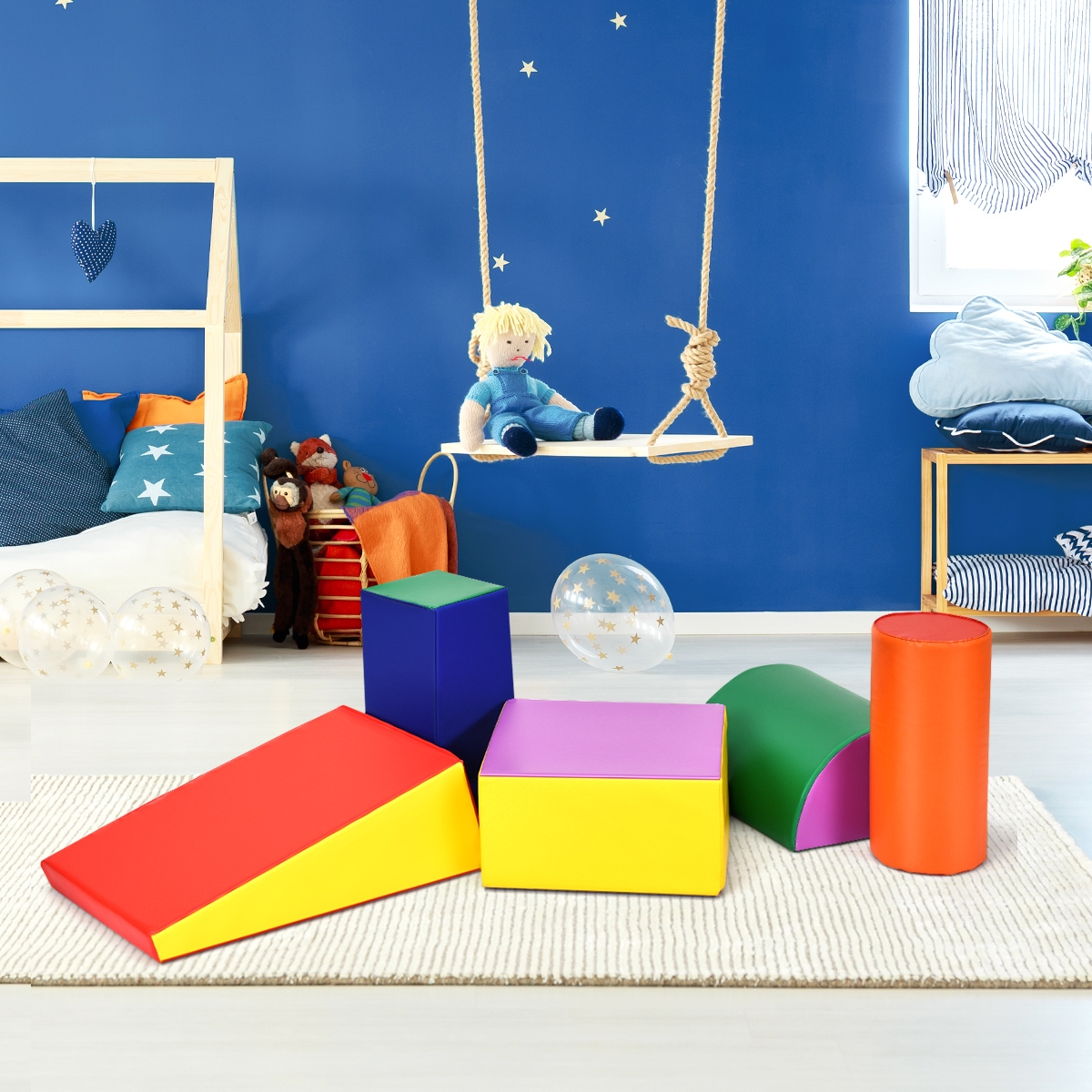Set Blocs Mousse Bébé Ramper Grimper - Construction Géante Enfants ...