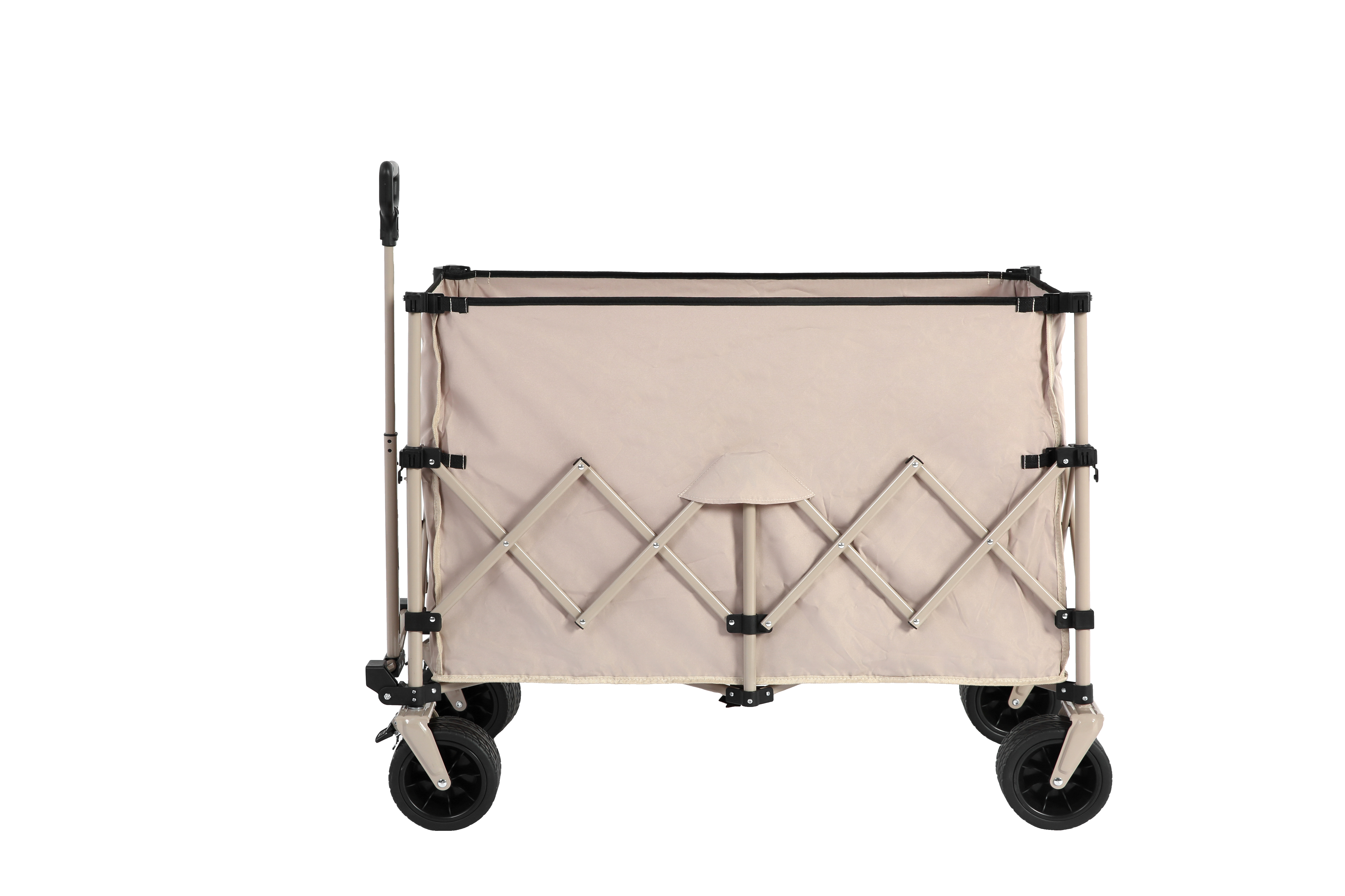 Chariot de plage pliable 100 kg avec grandes roues, robuste et ...