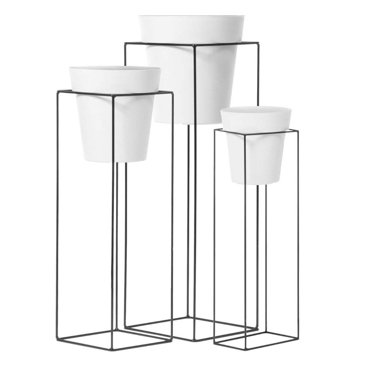 Portavaso Tondo con piedistallo ARKE' UP MEDIUM - set 3 pz - NICOLI ...
