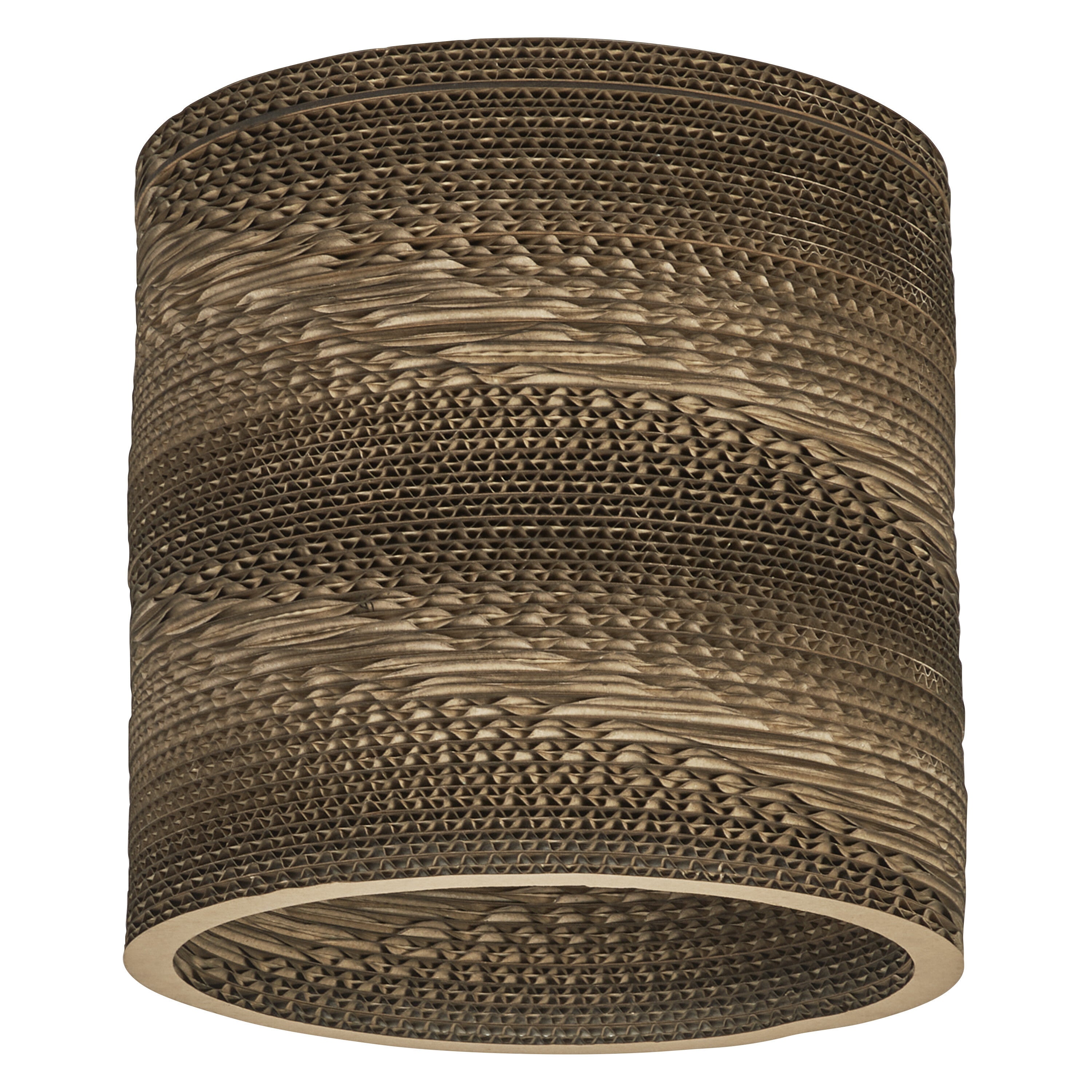 OSRAM Lampe à poser Decor Cardboard Cylinder marron en carton ondulé ...