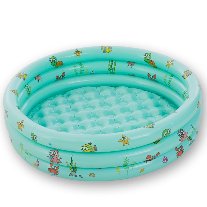 Piscina infantil para niños, piscina inflable de 130 x 35 cm, piscina ...