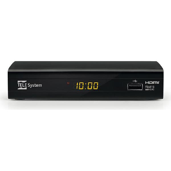 Tele System Décodeur Numérique Terrestre TS6815/02 DVB-T2 HEVC 10 bit ...