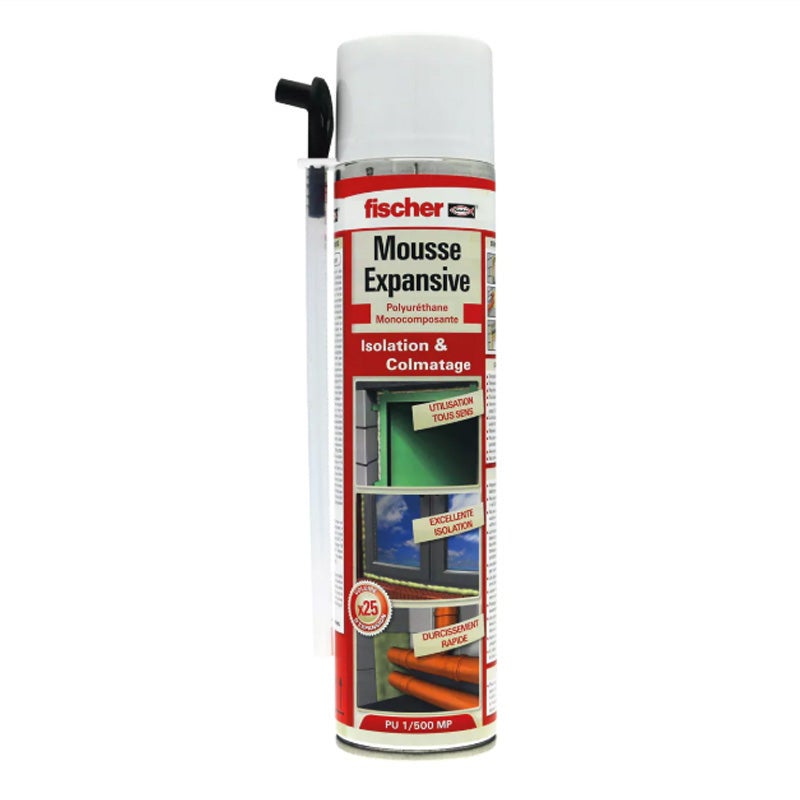 Mousse polyuréthane - Volume : 500 ml- réf : 380062 - Sanitaire ...