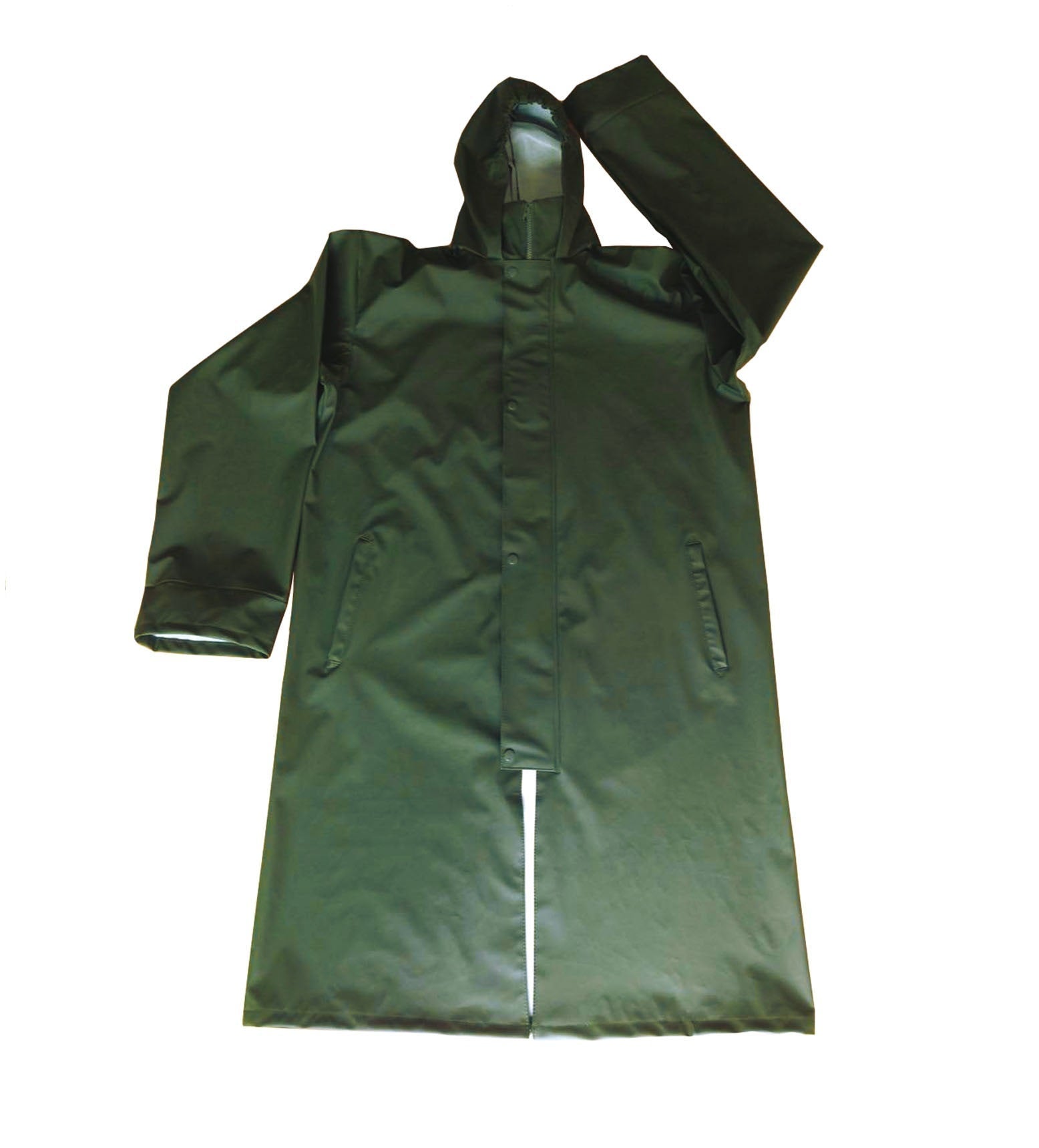 Impermeable PVC Poliuretano Verde BRIXO - TALLA XL | Leroy Merlin