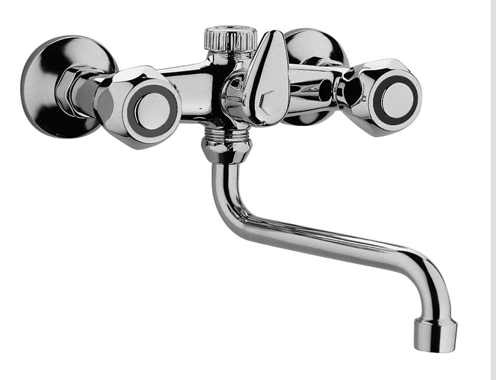 Robinet d'évier mural avec raccord bec pivotant pour machine à laver ...