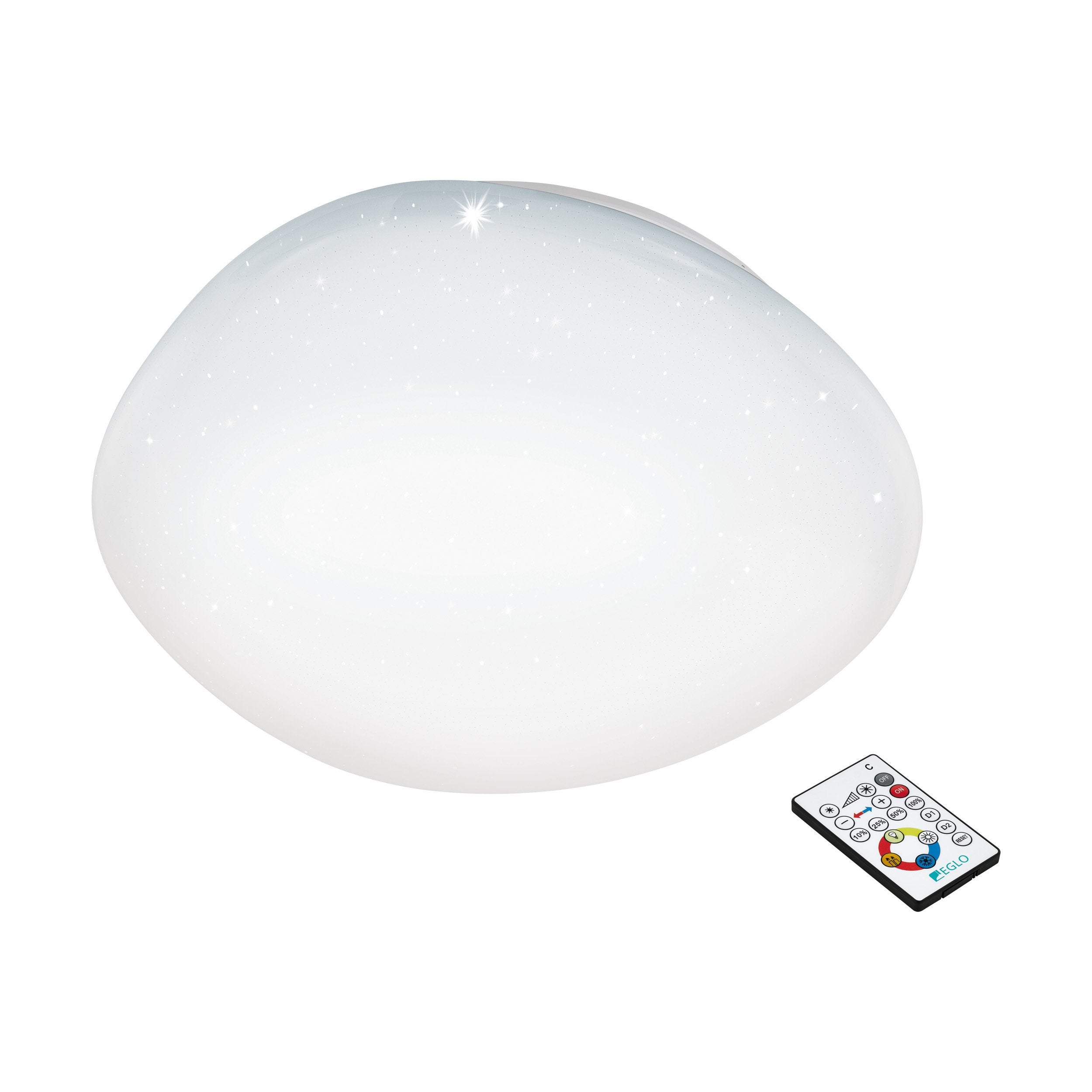 Plafón de Techo LED Eglo Sileras Blanco Luz Regulable 34W | Leroy Merlin