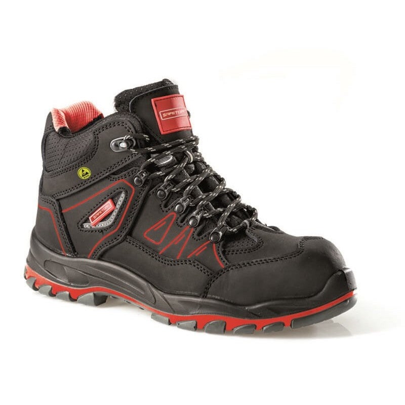 Botas nobuck black action con franjas reflectantes SAFETOP Erandio ...