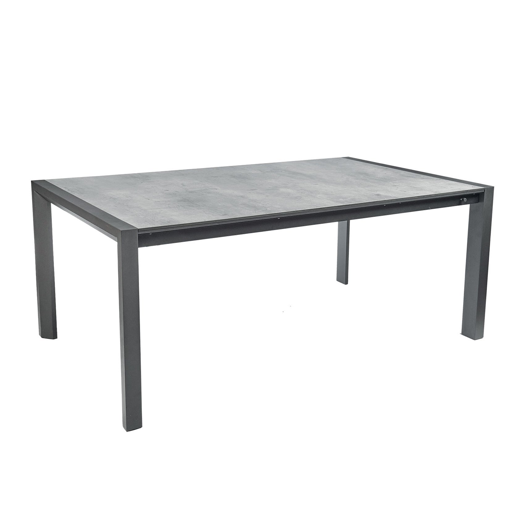 Structure en aluminium ATHENES - Gris anthracite - 200x100xh 75 cm ...