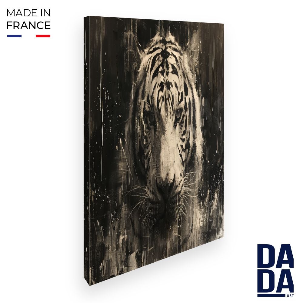 Toile murale Tigre majestueux / 75x112cm / Fabriqué en France ...