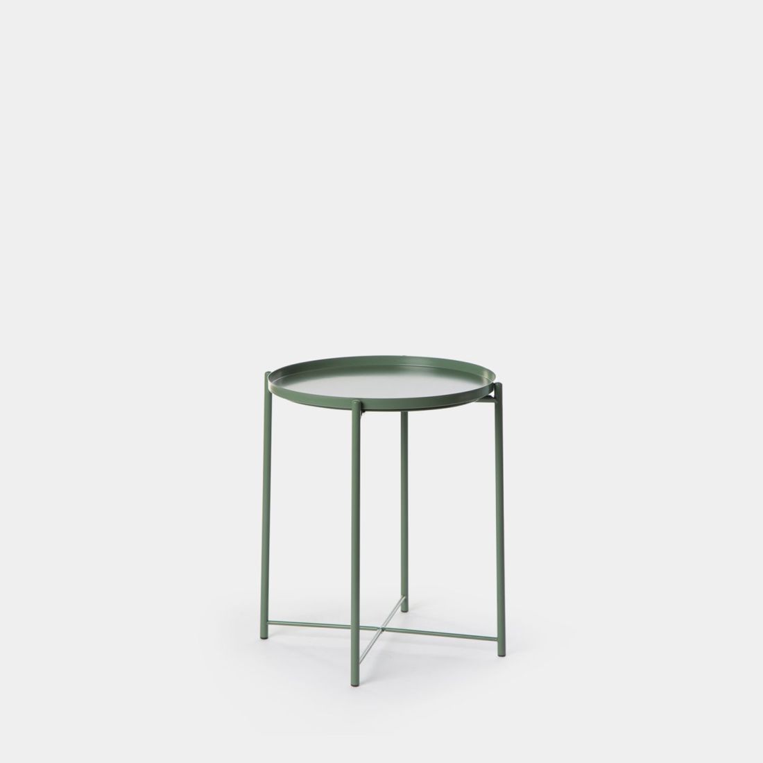 Table d'appoint en métal vert Maika | Leroy Merlin