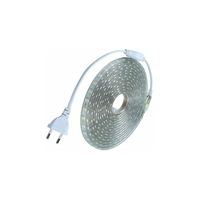 Complet ruban led 10 mètres silicone étanche blanc froid 60led, m -pas ...