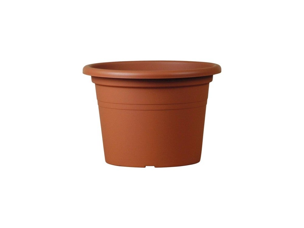 Vase cylindrique en polypropylène cuit 20 cm 01001 Marron Teraplast ...