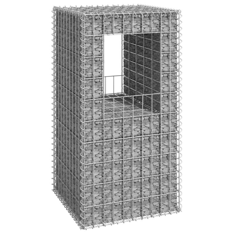 Poteau à panier de gabion 50x50x100 cm Fer | Leroy Merlin