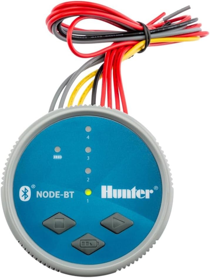 Programador de Riego NODE-BT-400 para 4 Zonas con Control Bluetooth | Hunter Industries | Leroy ...