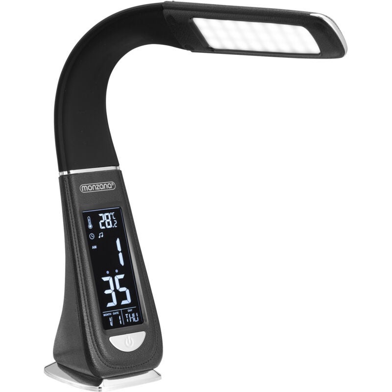 1 Lampe Bureau LED Multifonction - Écran Antireflet, Réveil, Calendrier ...