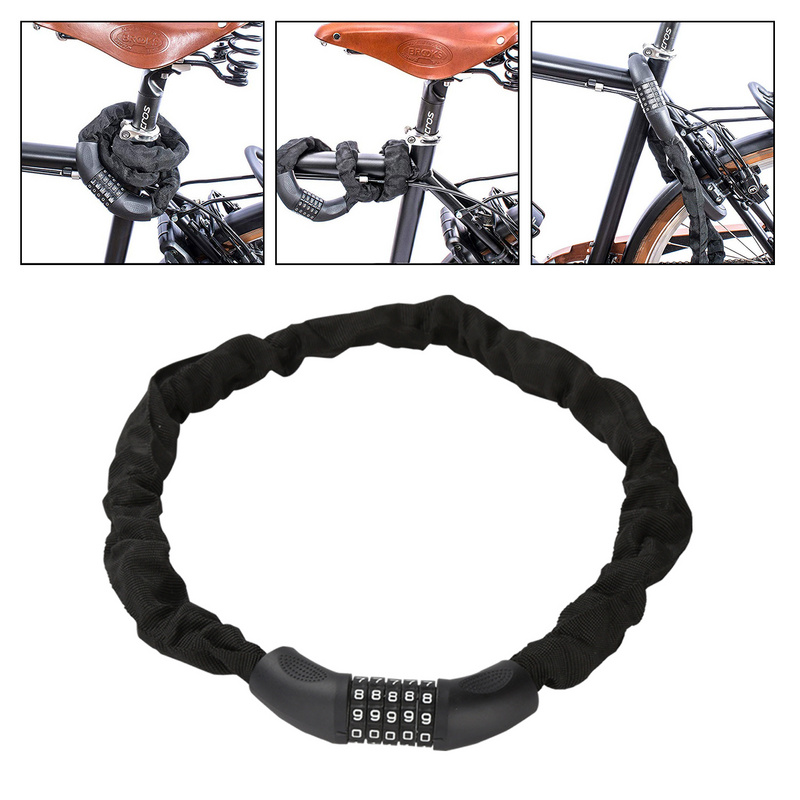 Candado para bicicleta Candados para bicicleta Candado blindado Cadenas de acero Candado de ...