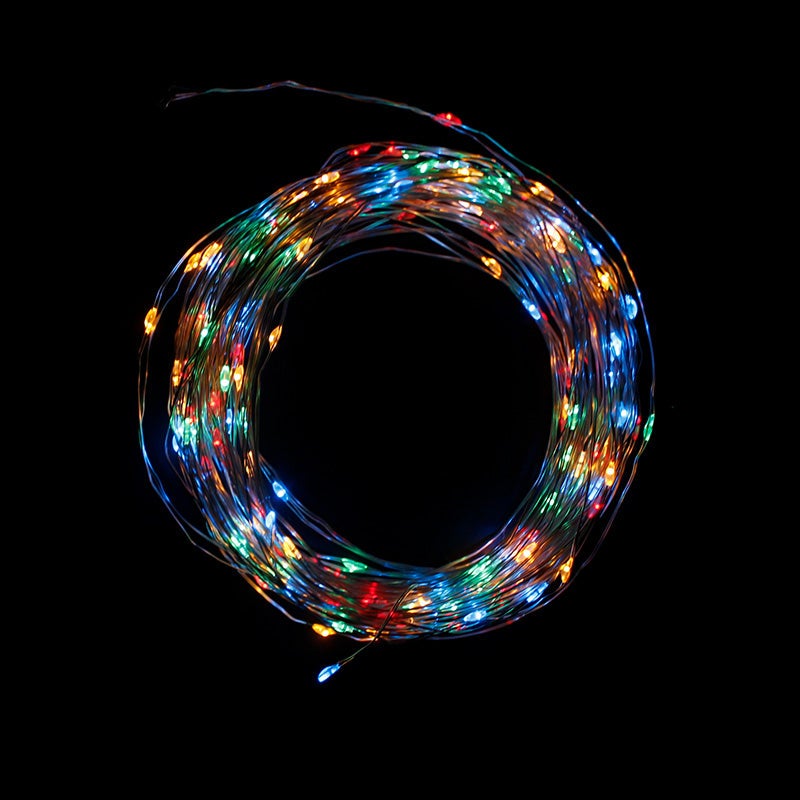 Solar String 20M 200 Nano LED IP44, 8 modos - Blanco cálido 2300K ...