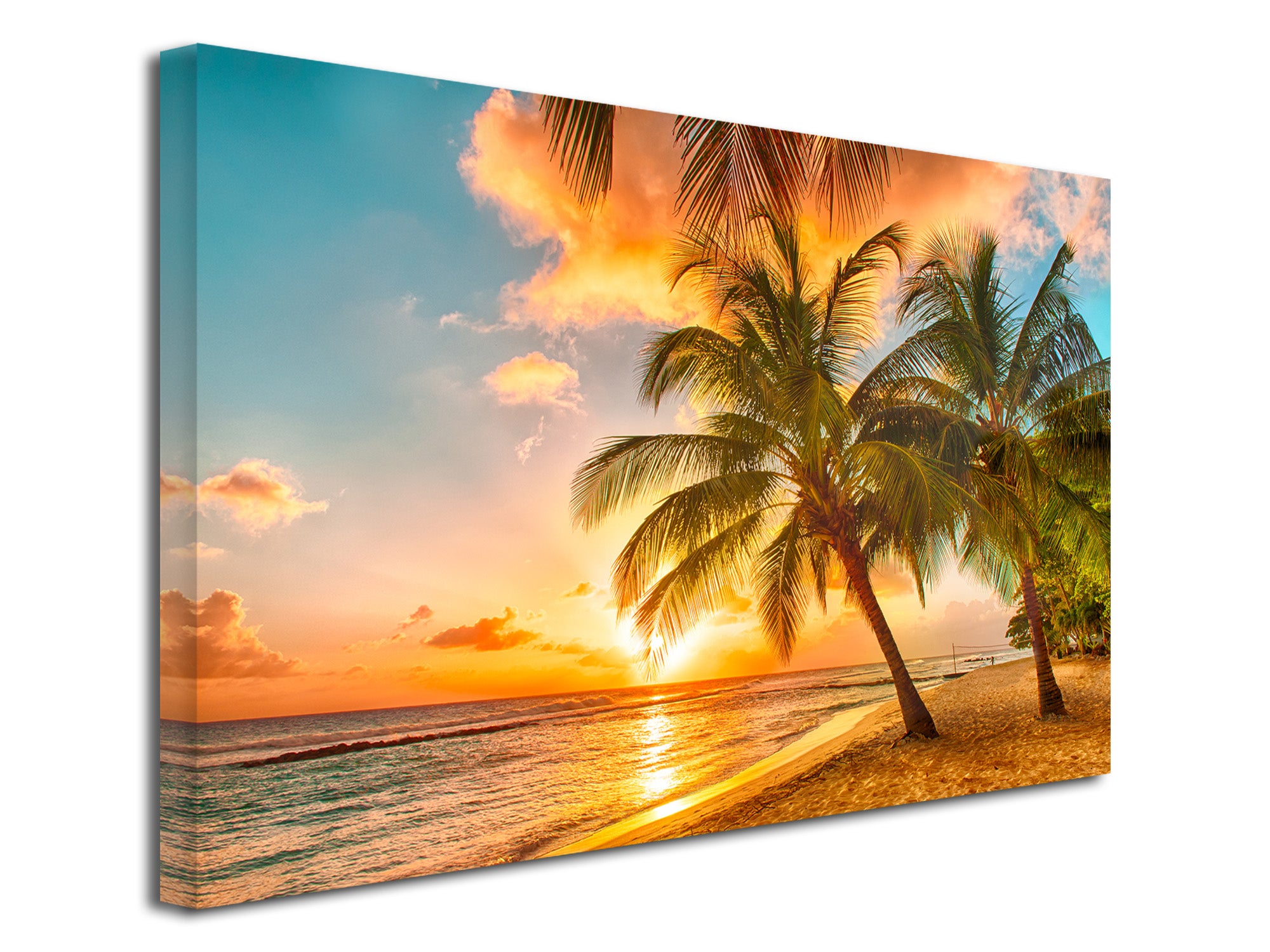 DECLINA, Tableau toile imprimée paysage, Tableau toile photo SUNSET ...