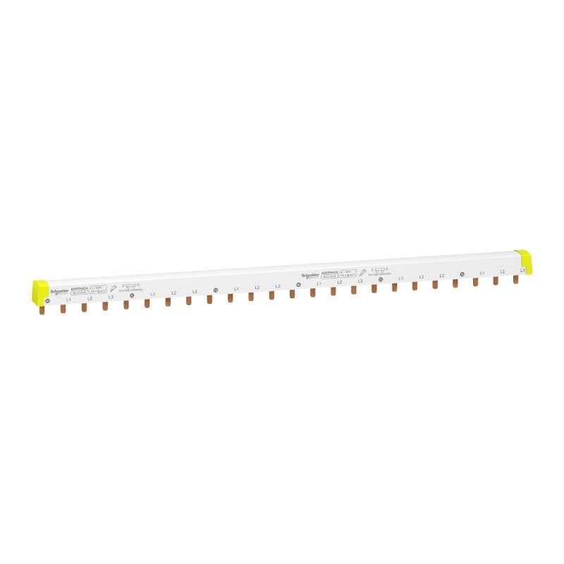Peigne à dents Acti9 iC60 Schneider Electric - 4P - 24 modules de 18 mm ...