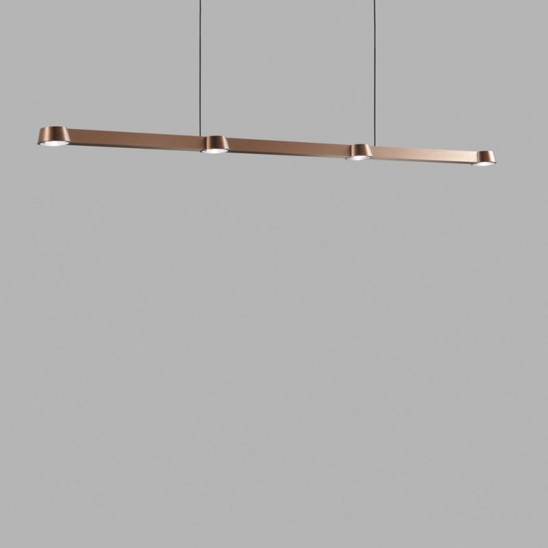 OPTIC LINEAR - suspension led 1m50 - Light Point - (rose or) | Leroy Merlin