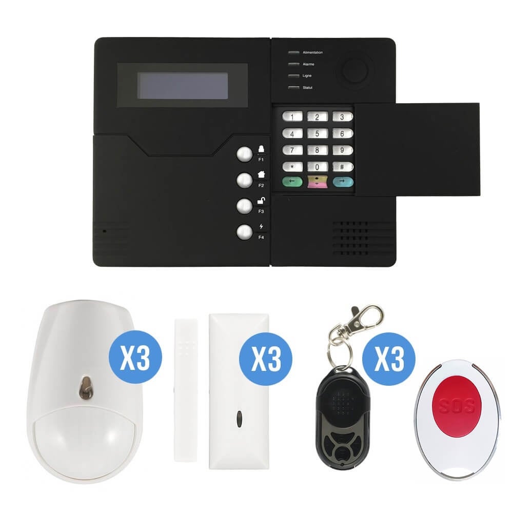Pack alarme IP14 GSM | Leroy Merlin
