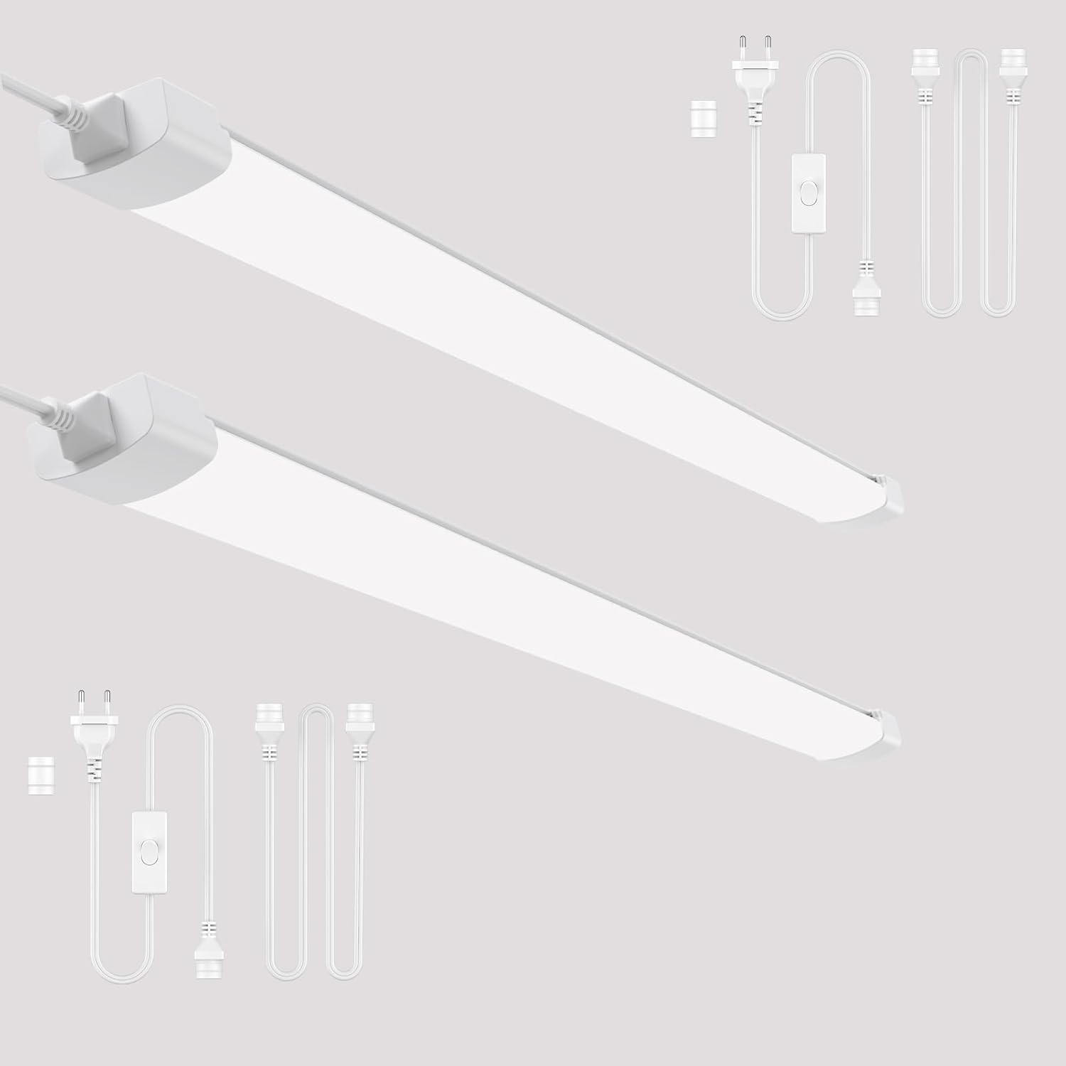 ANTENLICHT 2PACK Striscia LED innestabile 40cm IP65 - 16W 1760lm 5000K ...