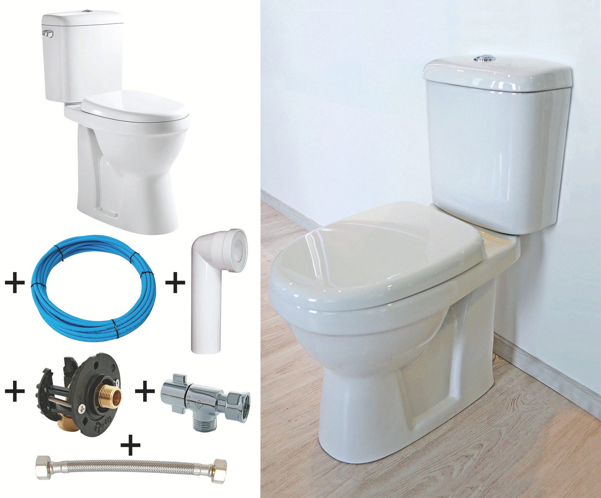 PACK WC SURELEVE SANS BRIDE Prêt à Poser | Leroy Merlin PACK WC SURELEVE SANS BRIDE Prêt à Poser | Leroy Merlin