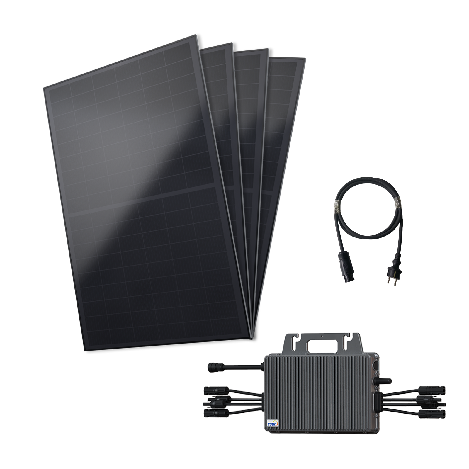 Kit solar enchufable Robinsun 2000 W · 4 Paneles Aiko Neostar 3s 475 Wp ...