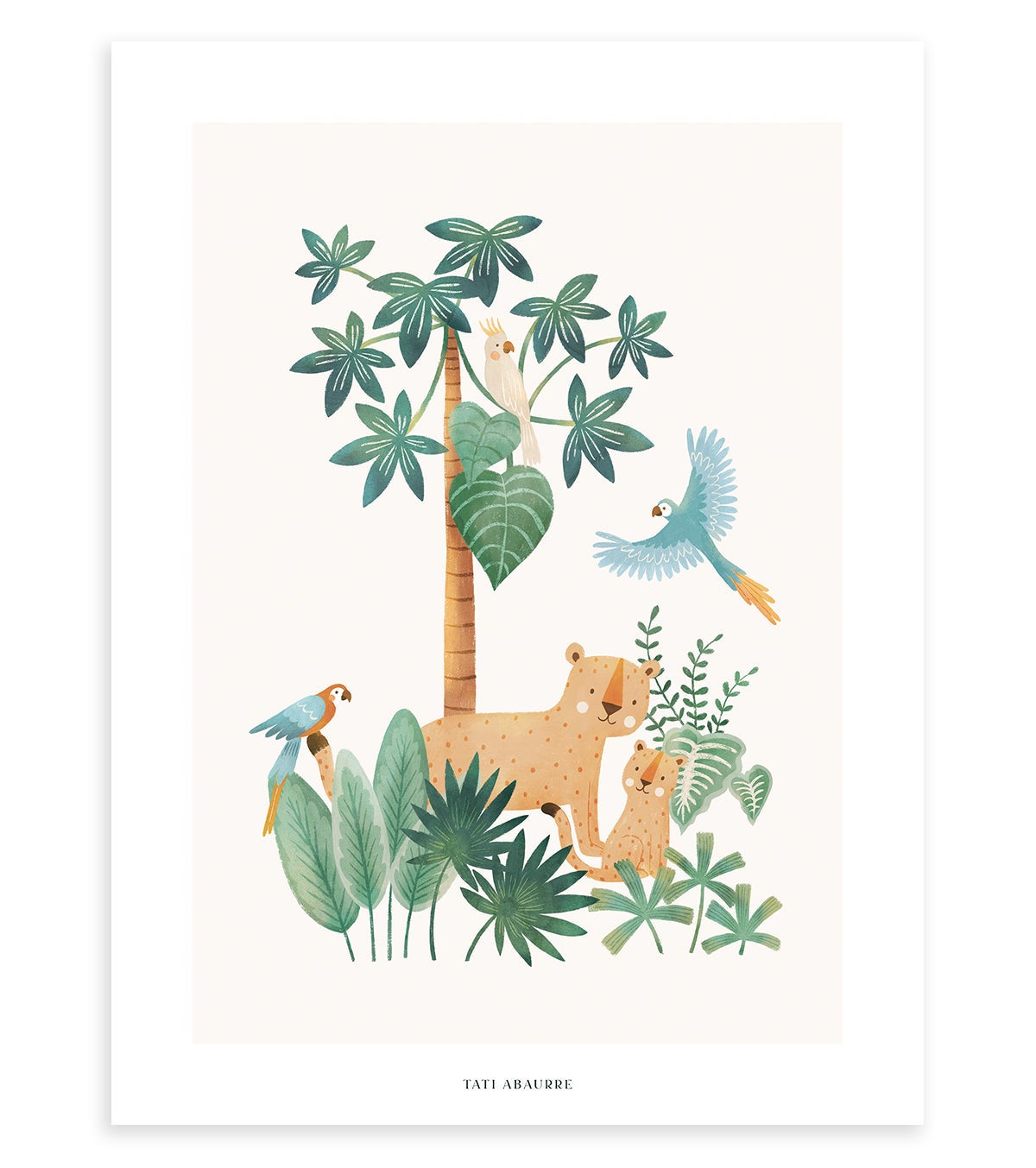 Lamina animales de la selva 30x40 cm, Lilipinso | Leroy Merlin