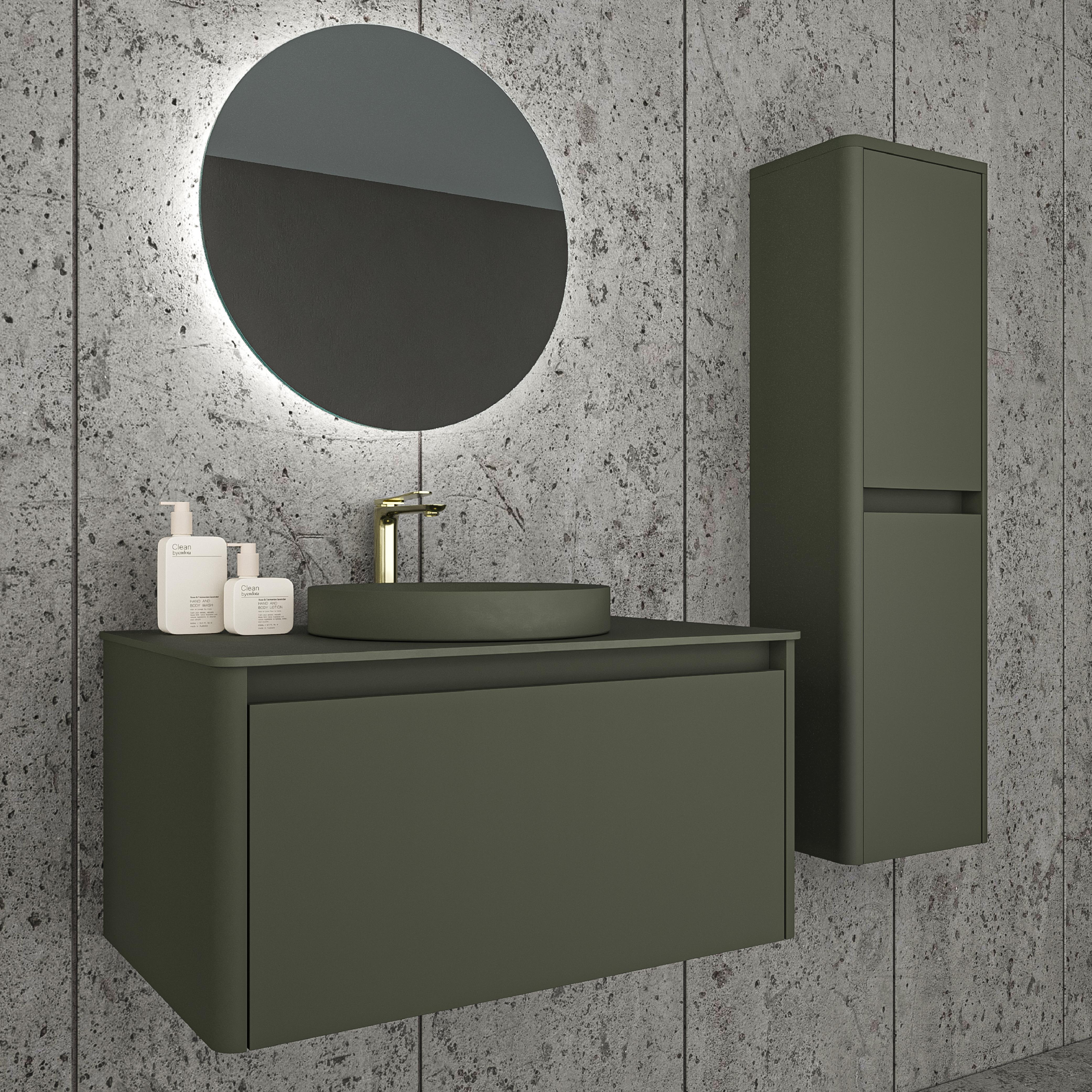 VAROBATH | Mueble de Baño Suspendido 1 Cajón VAROBATH FUSE - Lavabo ...